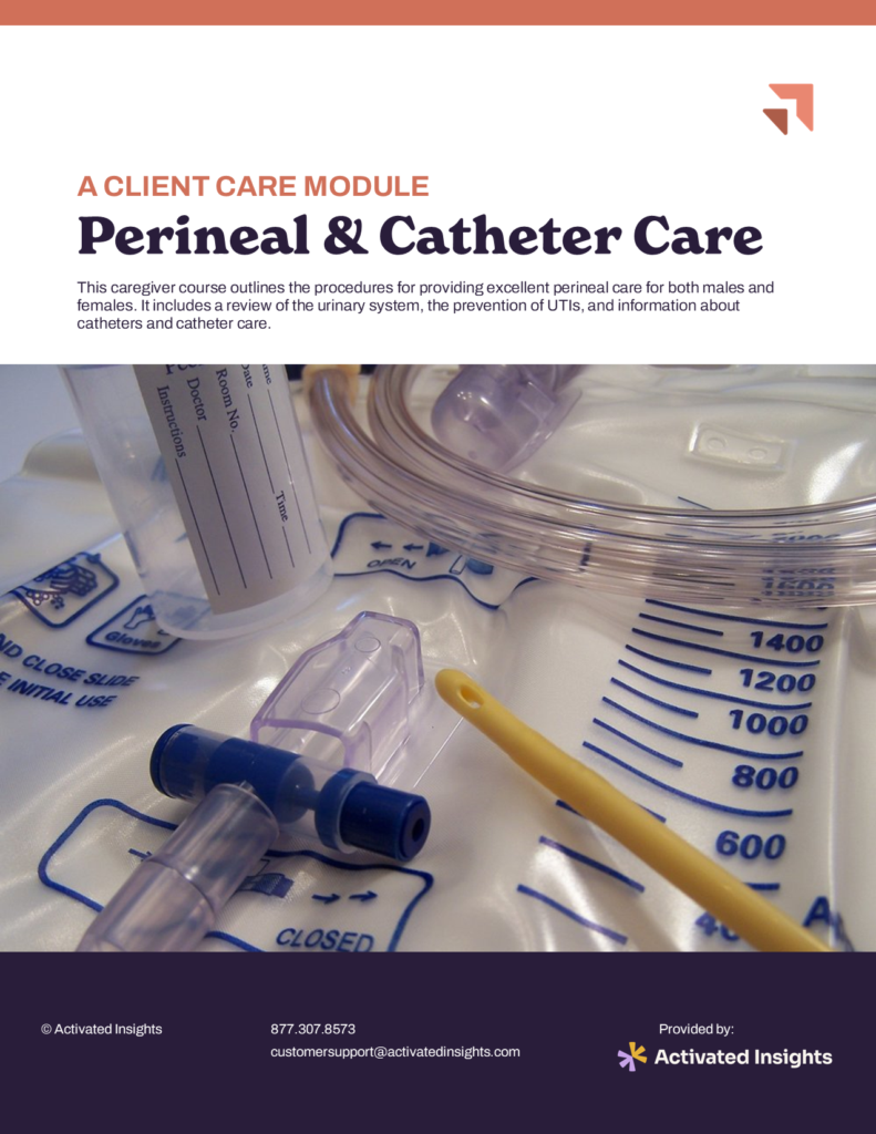 Perineal & Catheter Care - Activated Insights Store