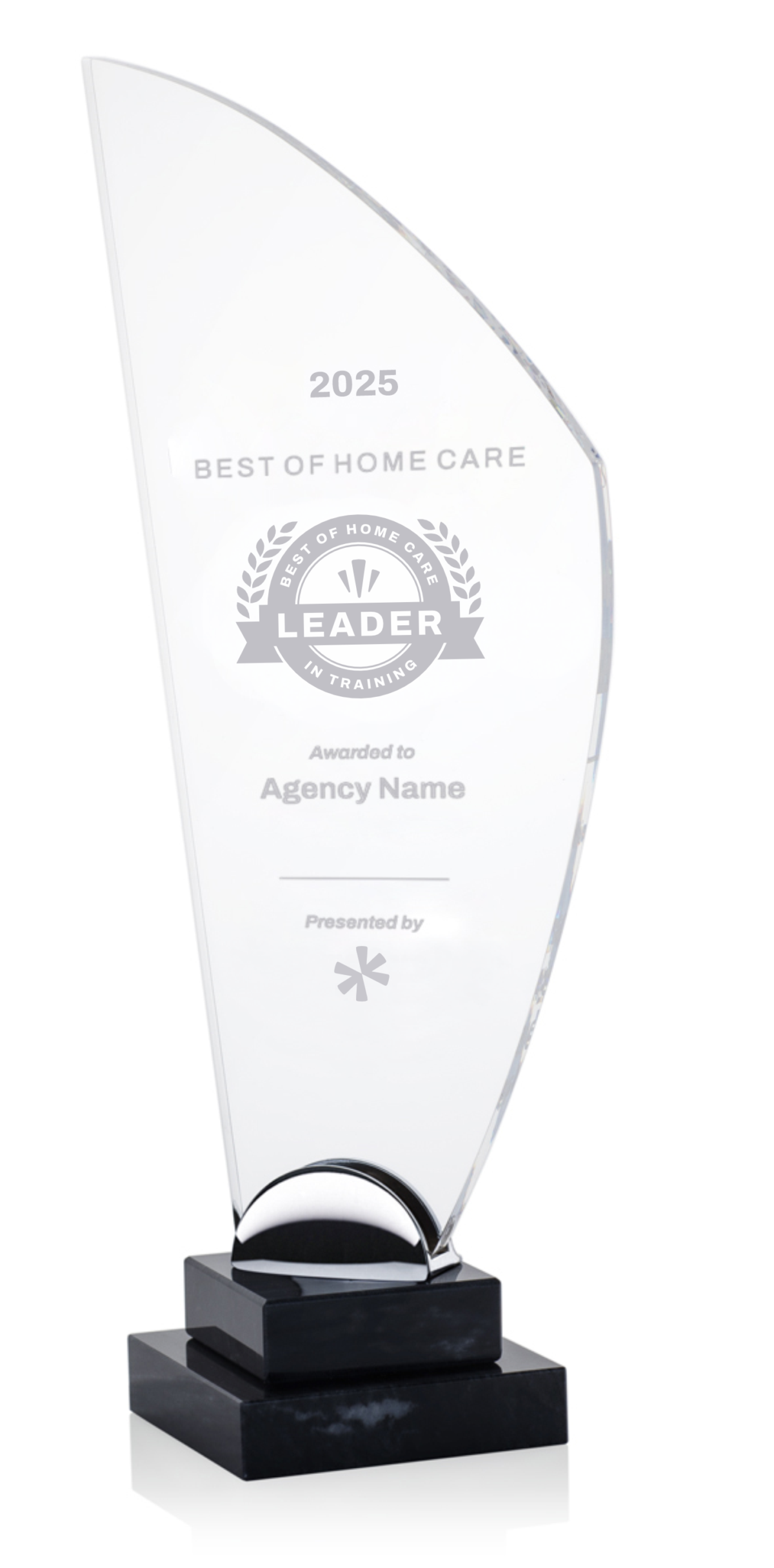 Home Care Pulse Acrylic Trophy Award - Activated Insights Store